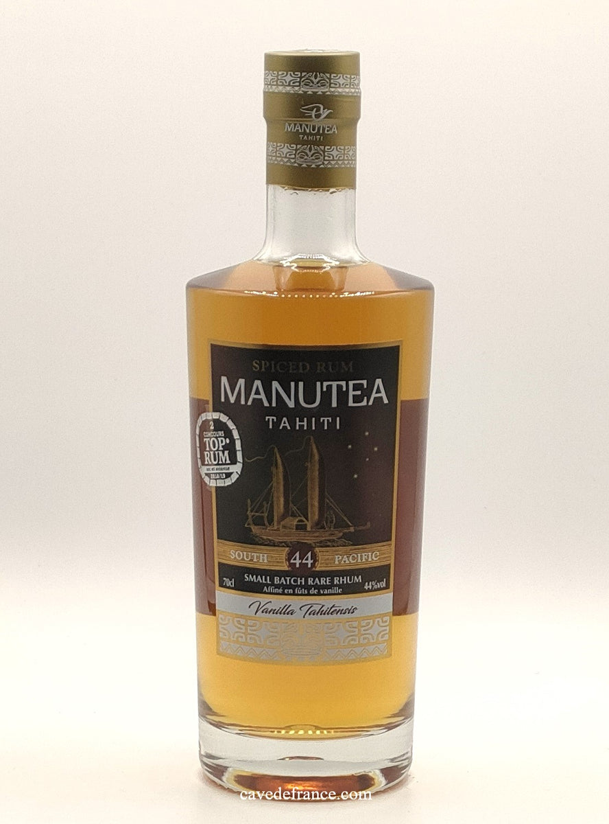 Manutea Spiced Rum - Vanilla Tahitensis 44 – Cave de France